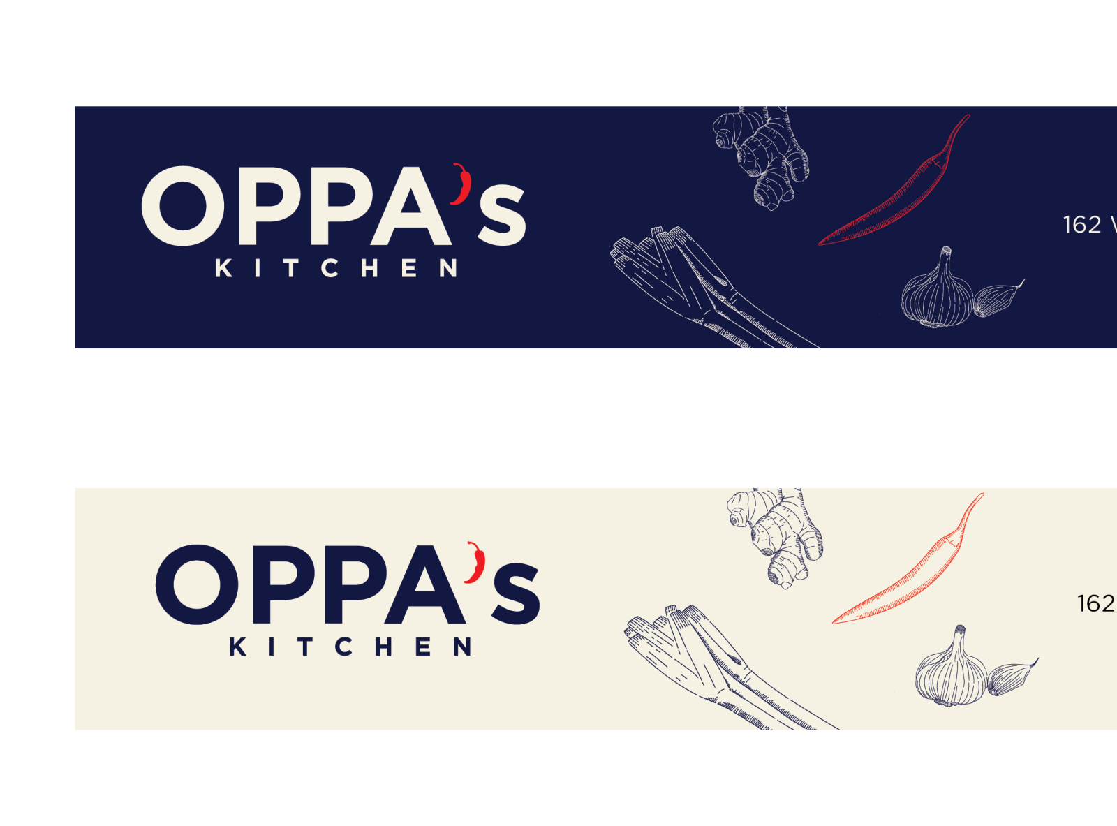Sticker Tape Oppa Kitchen by Laurel Fidler on Dribbble