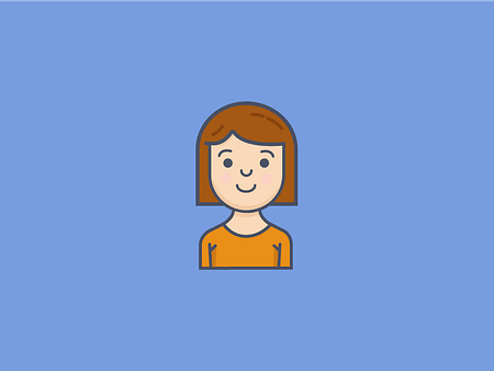 Random Girl by Jelena Cvetko on Dribbble