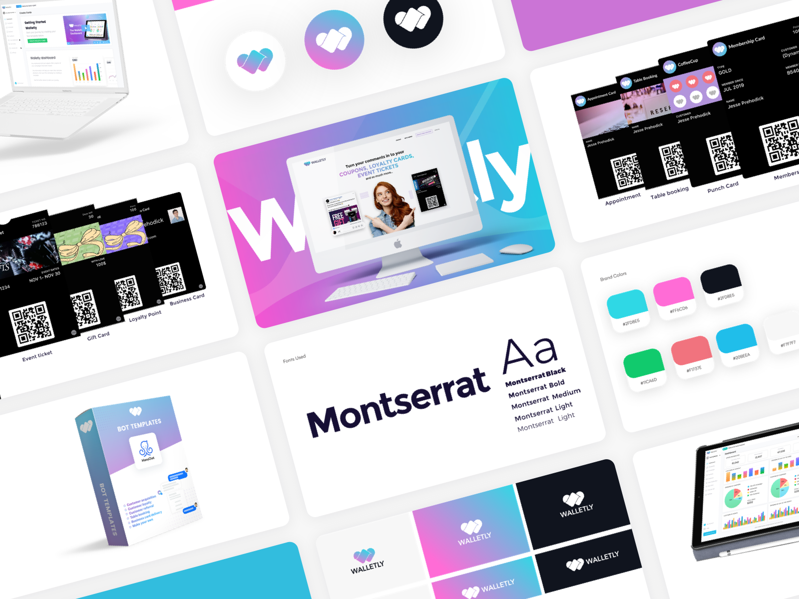 Walletly Branding by Rashid Sharif on Dribbble