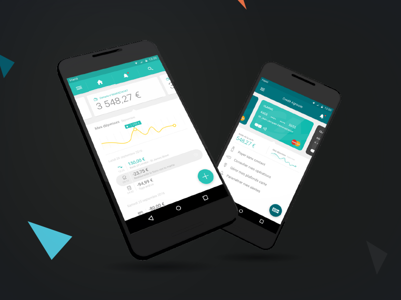 Banking concept design by Romain Fleury on Dribbble