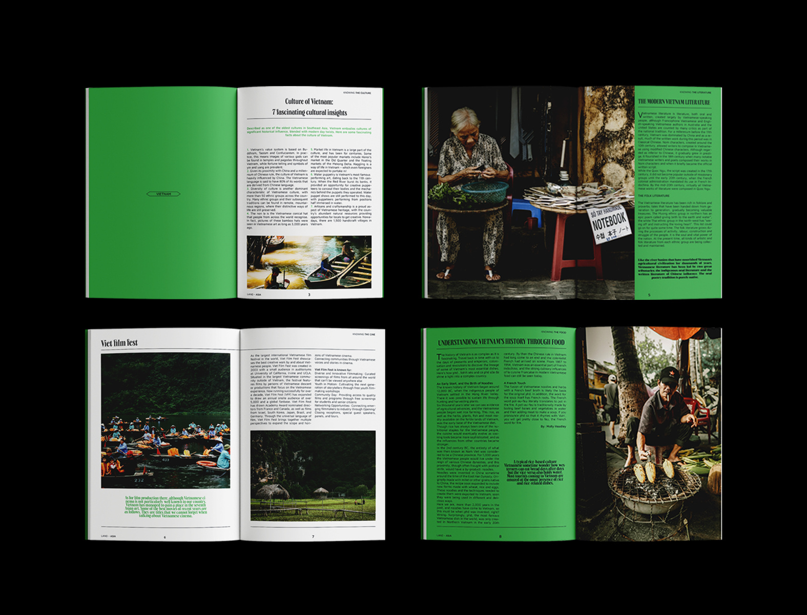 Land Magazine - Vietnam by Gladys Diaz on Dribbble