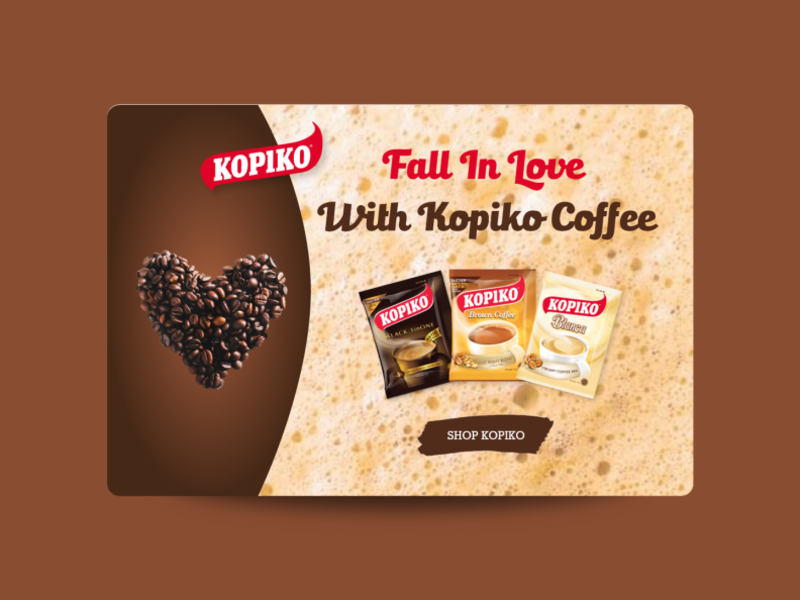 Coffee Ad - Kopiko by Lyle Rems on Dribbble
