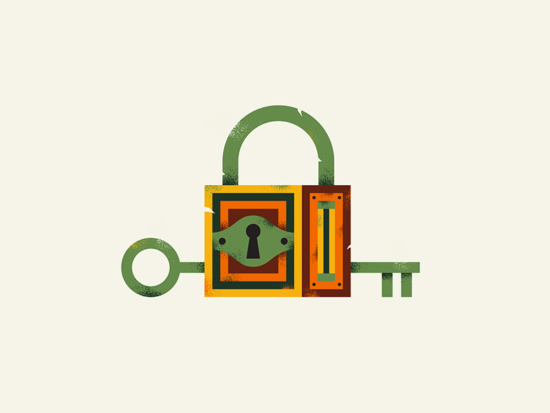 Lock by Brad Cuzen on Dribbble
