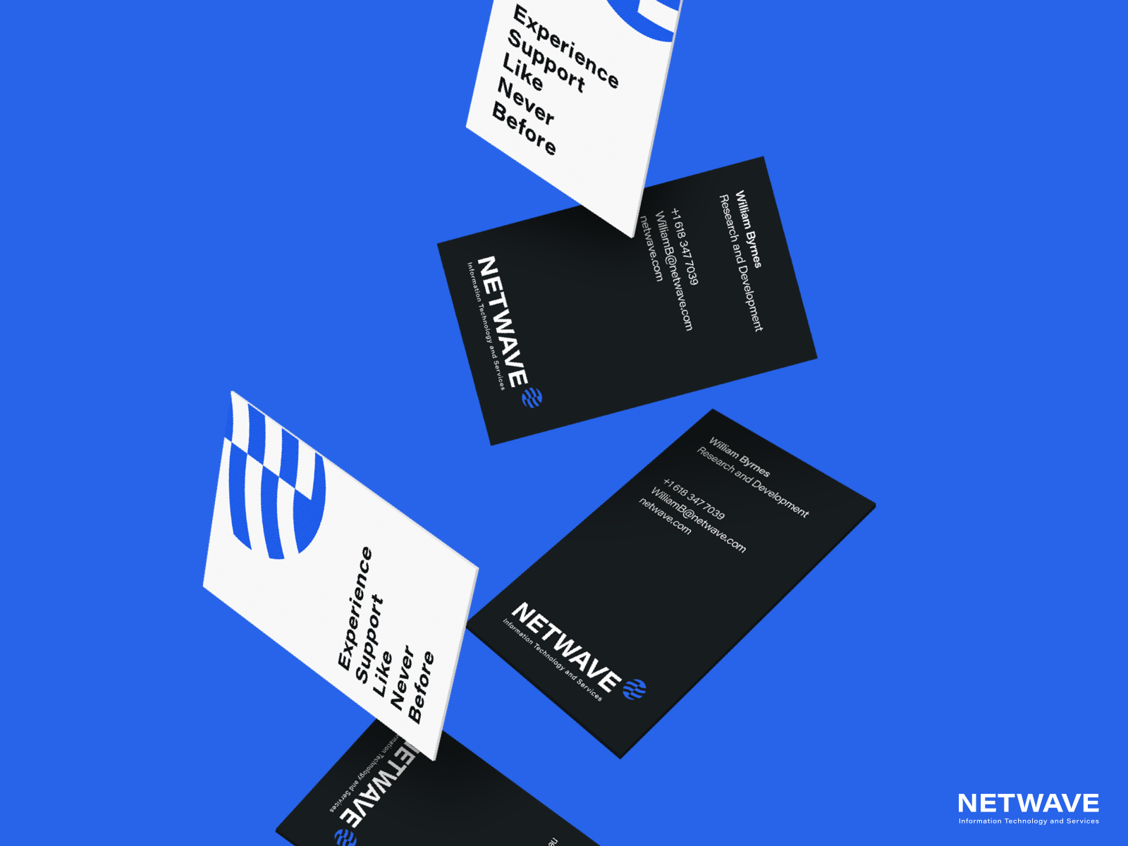 Netwave | Business Card by Đorđe Vukojević on Dribbble