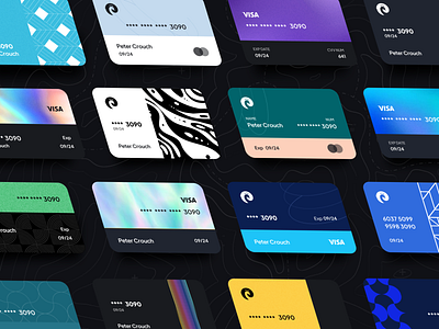 Cardy - Custom Credit Cards by Dividedsign for Piqo Design on Dribbble