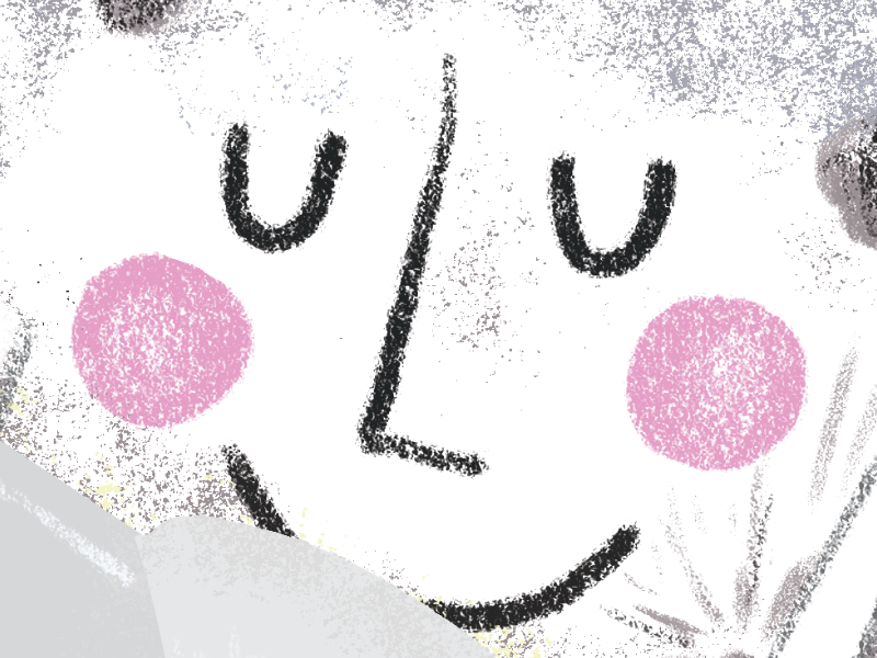 Hello moon face by Lisa Cartrette on Dribbble
