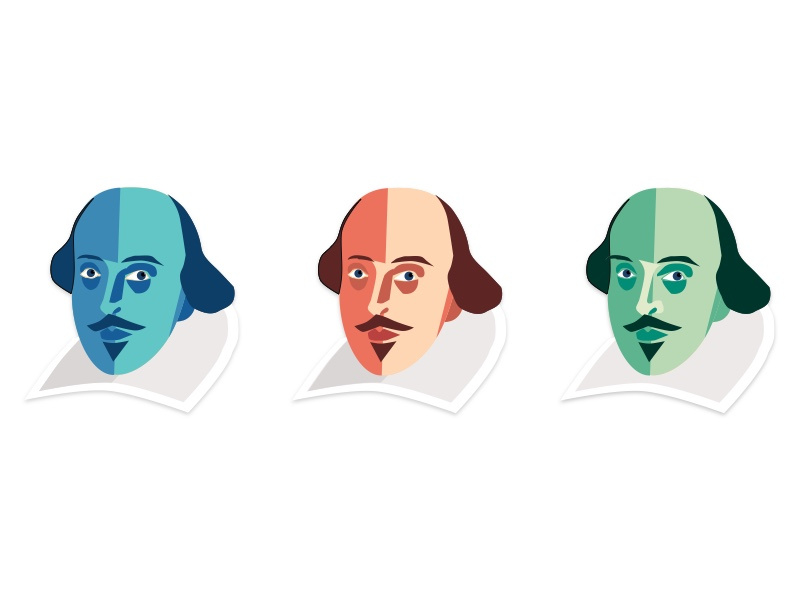 Shakespeare Heads by Sophia Saunders on Dribbble