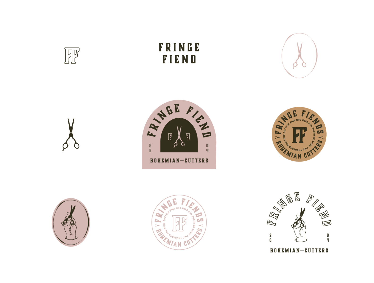 Fringe Fiend Branding by Jasmine Flamenco on Dribbble