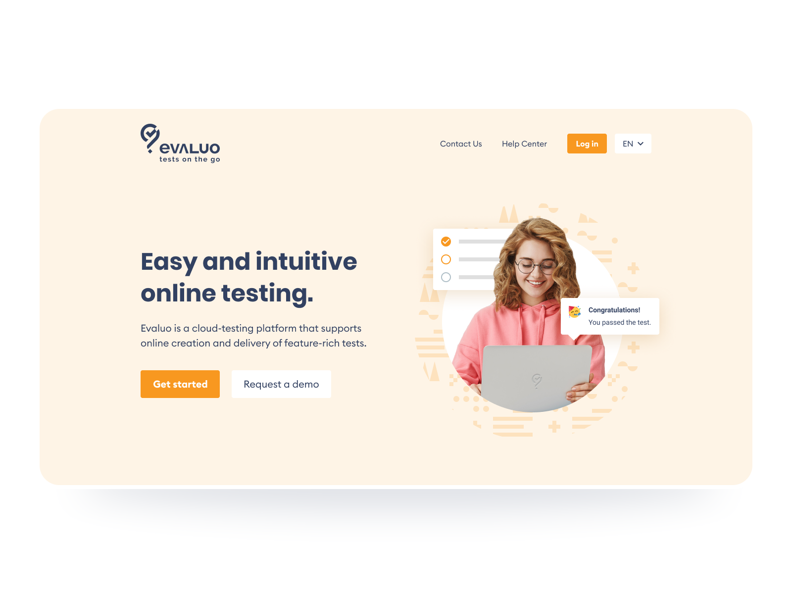 Evaluo - Landing page concept by Drilon Spahiu on Dribbble