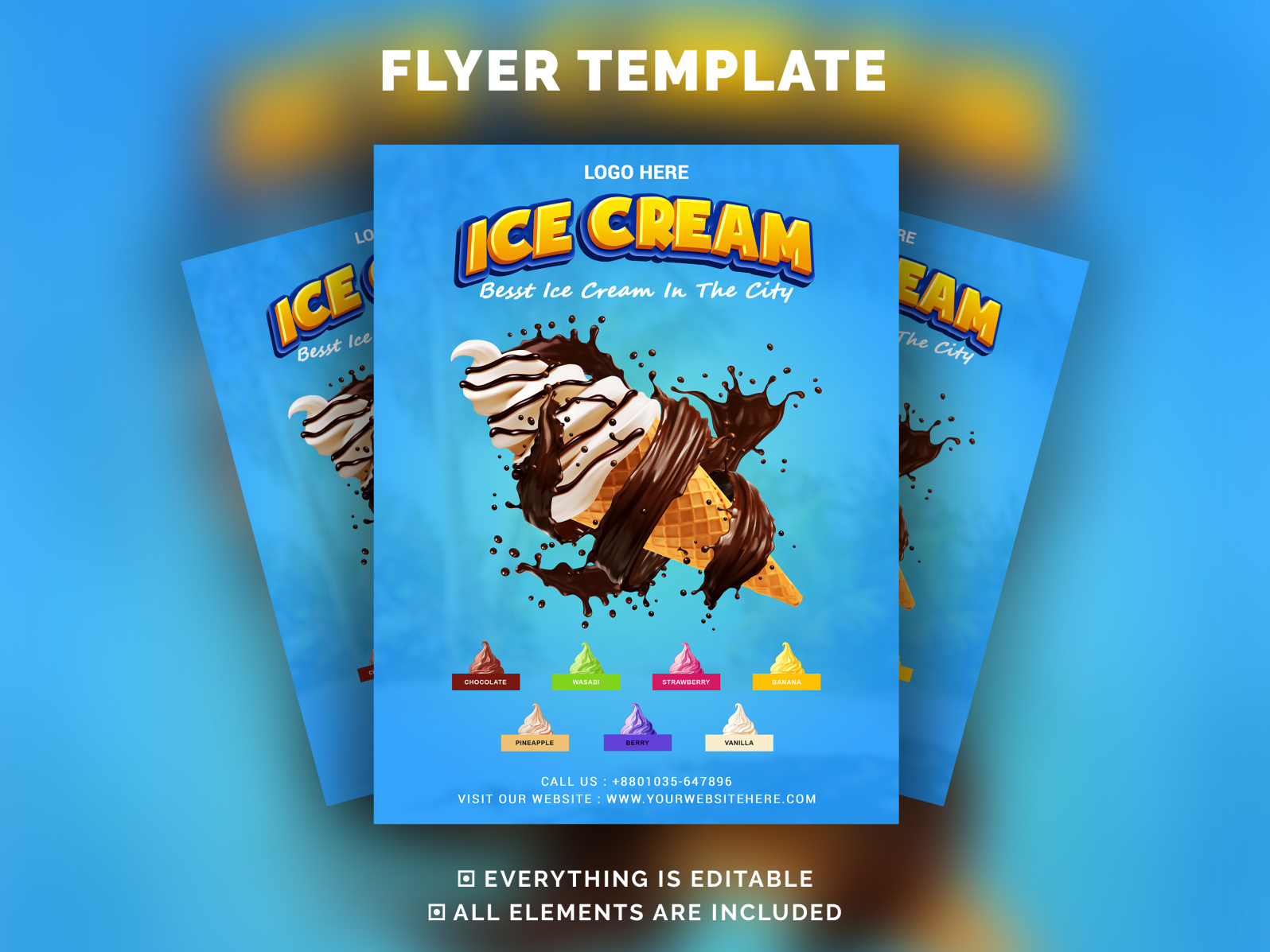 Flyer Template by IncubatorX on Dribbble