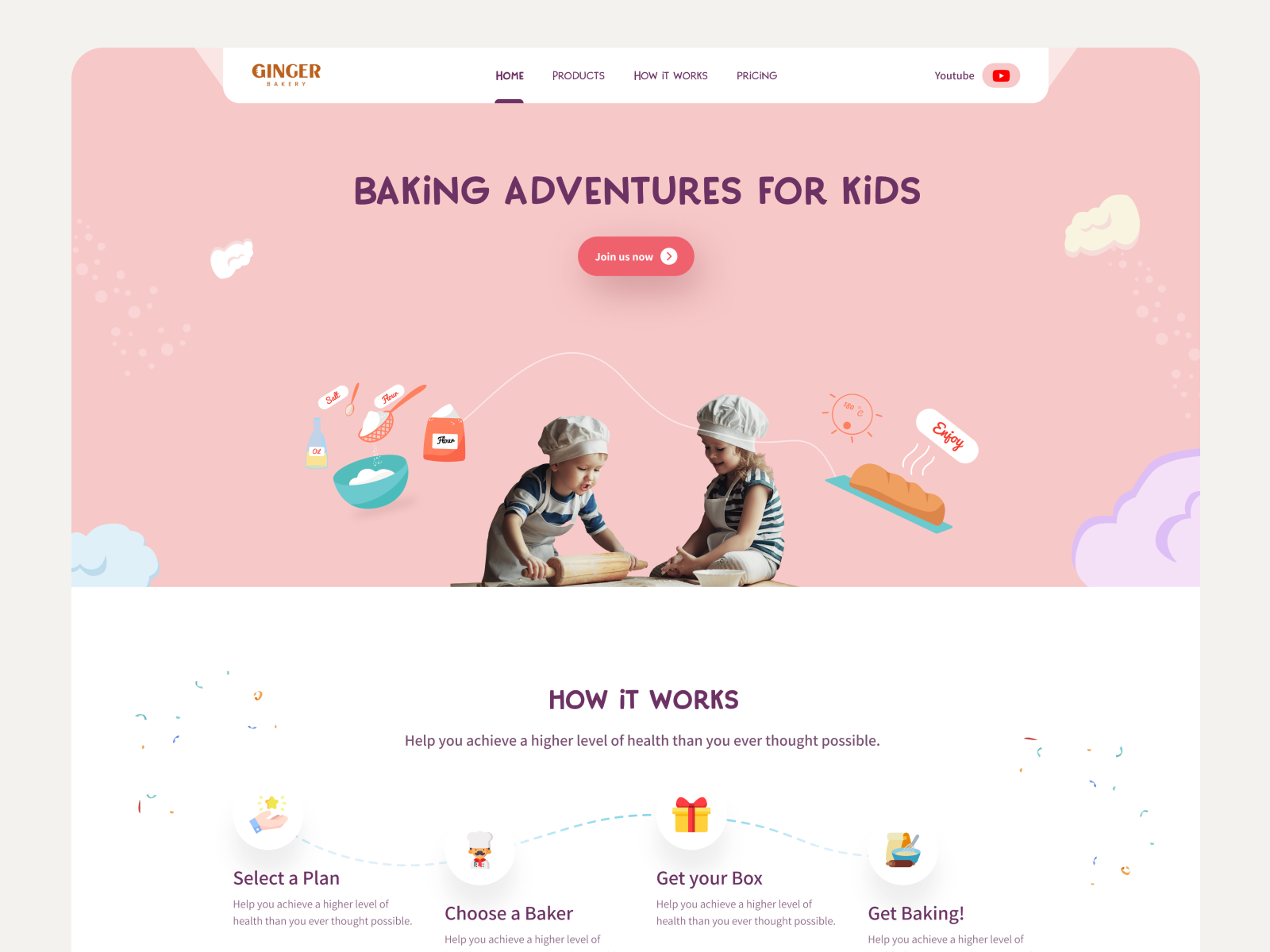 Bakery Website by Syed Raju on Dribbble