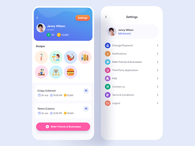 Directory App Profile by Syed Raju on Dribbble