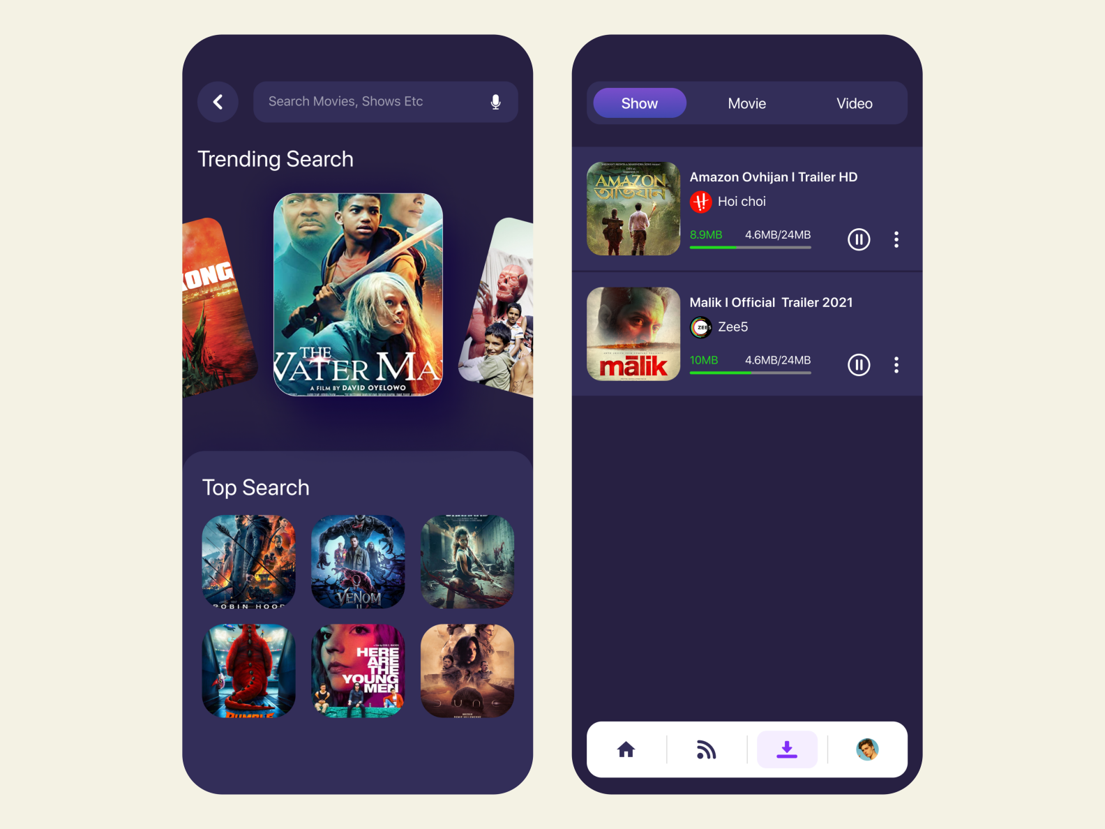 Entertainment App I Search Download By Syed Raju On Dribbble