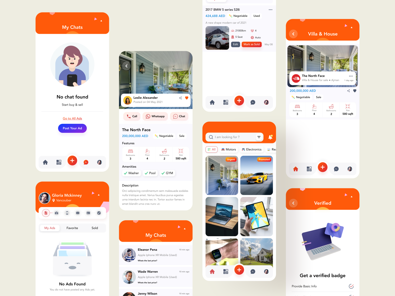 Classified All Screens by Syed Raju on Dribbble