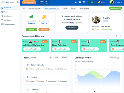 Learning Management System Ui-01 By Syed Raju On Dribbble
