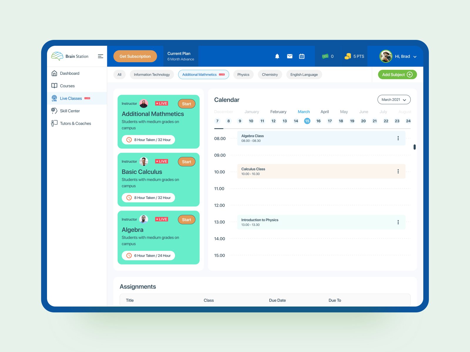 Learning Management System Ui-02 By Syed Raju On Dribbble