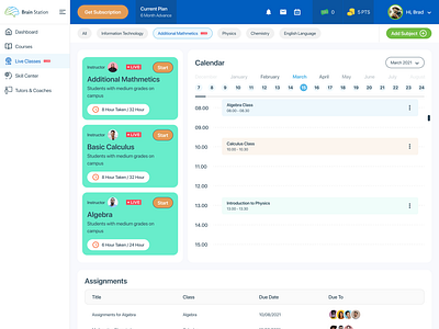 Learning Management System Ui-02 By Syed Raju On Dribbble