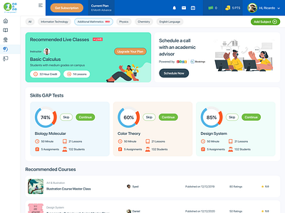 Learning Management System UI-03 by Syed Raju on Dribbble