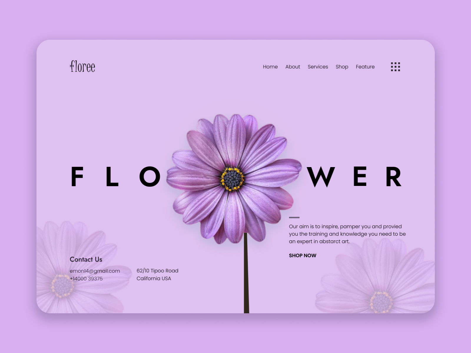 Flower Shop Web Ui Design by Efsahaq Reyan Samir on Dribbble