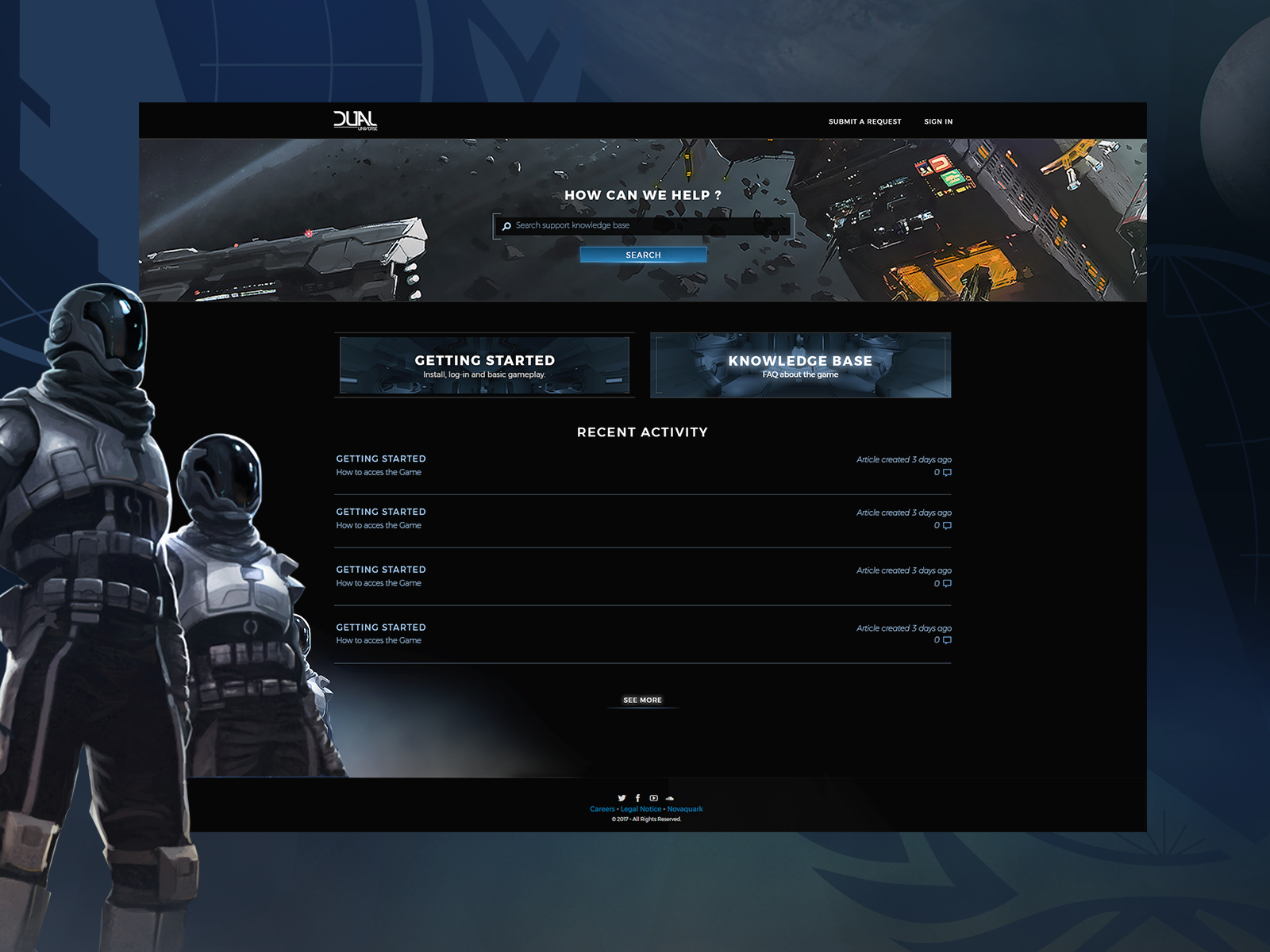 Webdesign Support plateform by Lydia Jory on Dribbble