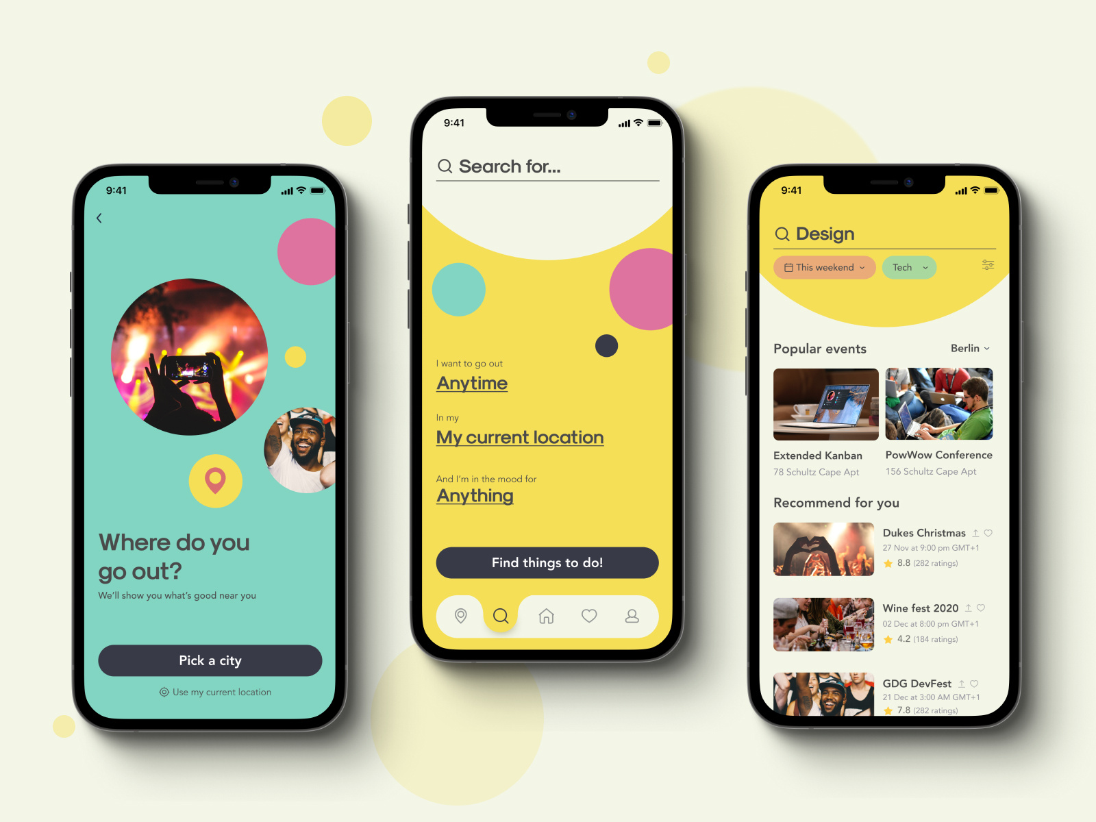 Event Mobile App By Sergushkin For Sergushkin On Dribbble