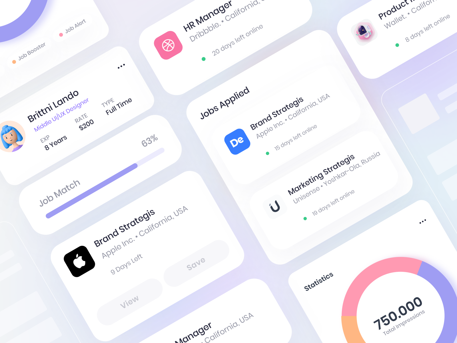 UI jobs card by Sergushkin.com for Sergushkin.com on Dribbble