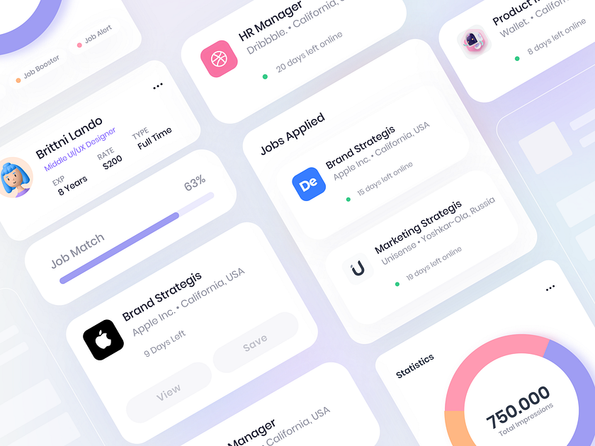 Browse thousands of UI Card images for design inspiration | Dribbble