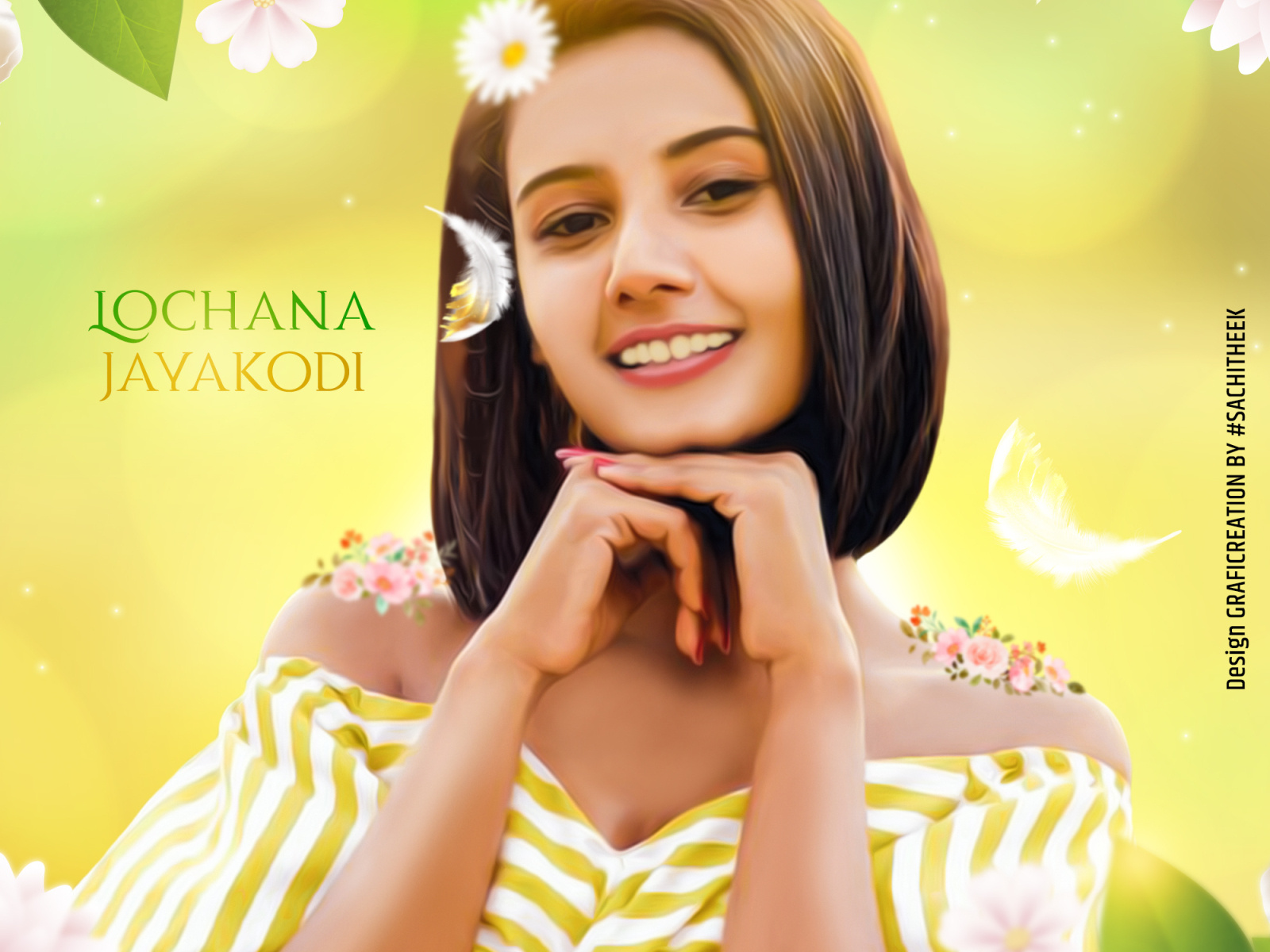 Lochana Jayakodi Lochi jay Artwork by sachitheek designer artist by ...