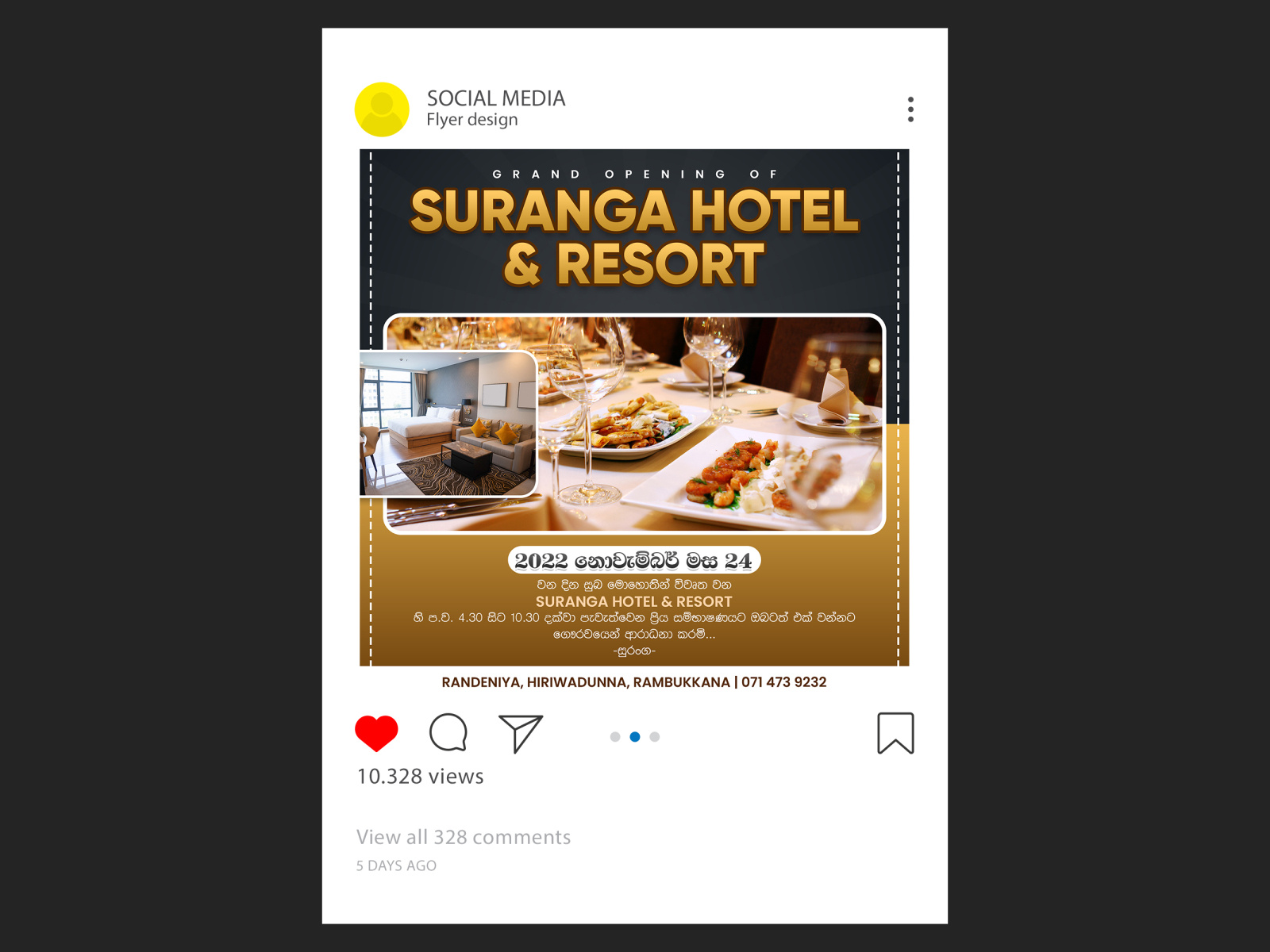 Social media Flyer design by Sachith Theekshana on Dribbble