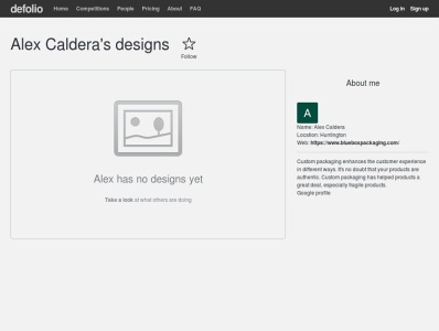 Alex Caldera by Alessia jhon on Dribbble
