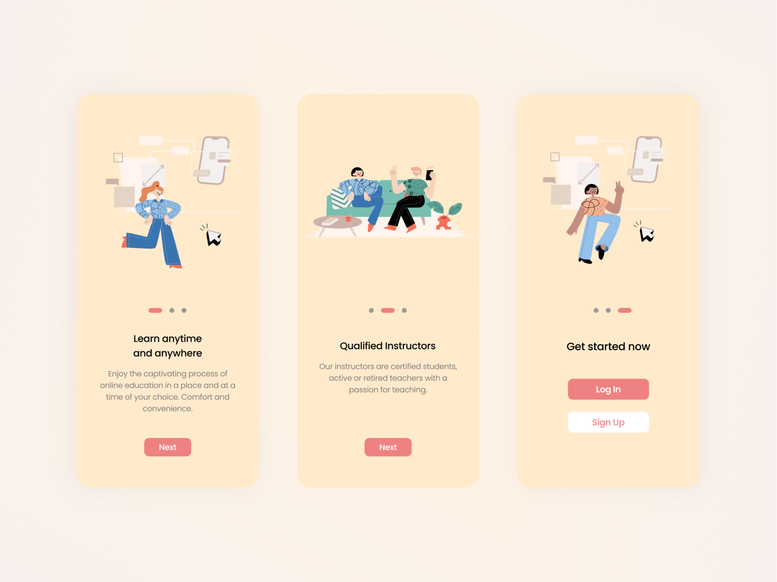 Onboarding Screens by Indri Yuniar Al'Amanda on Dribbble