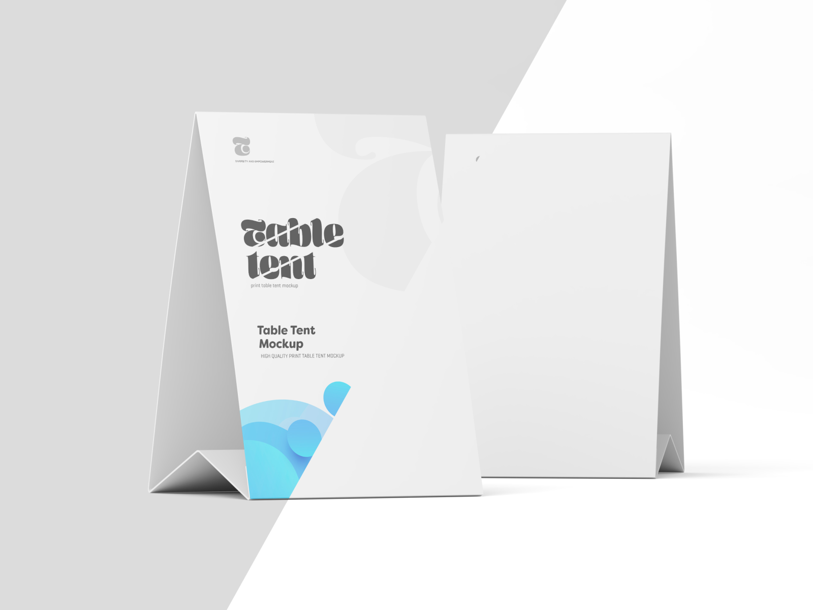 Table Tent Mockup by Mockupnest on Dribbble