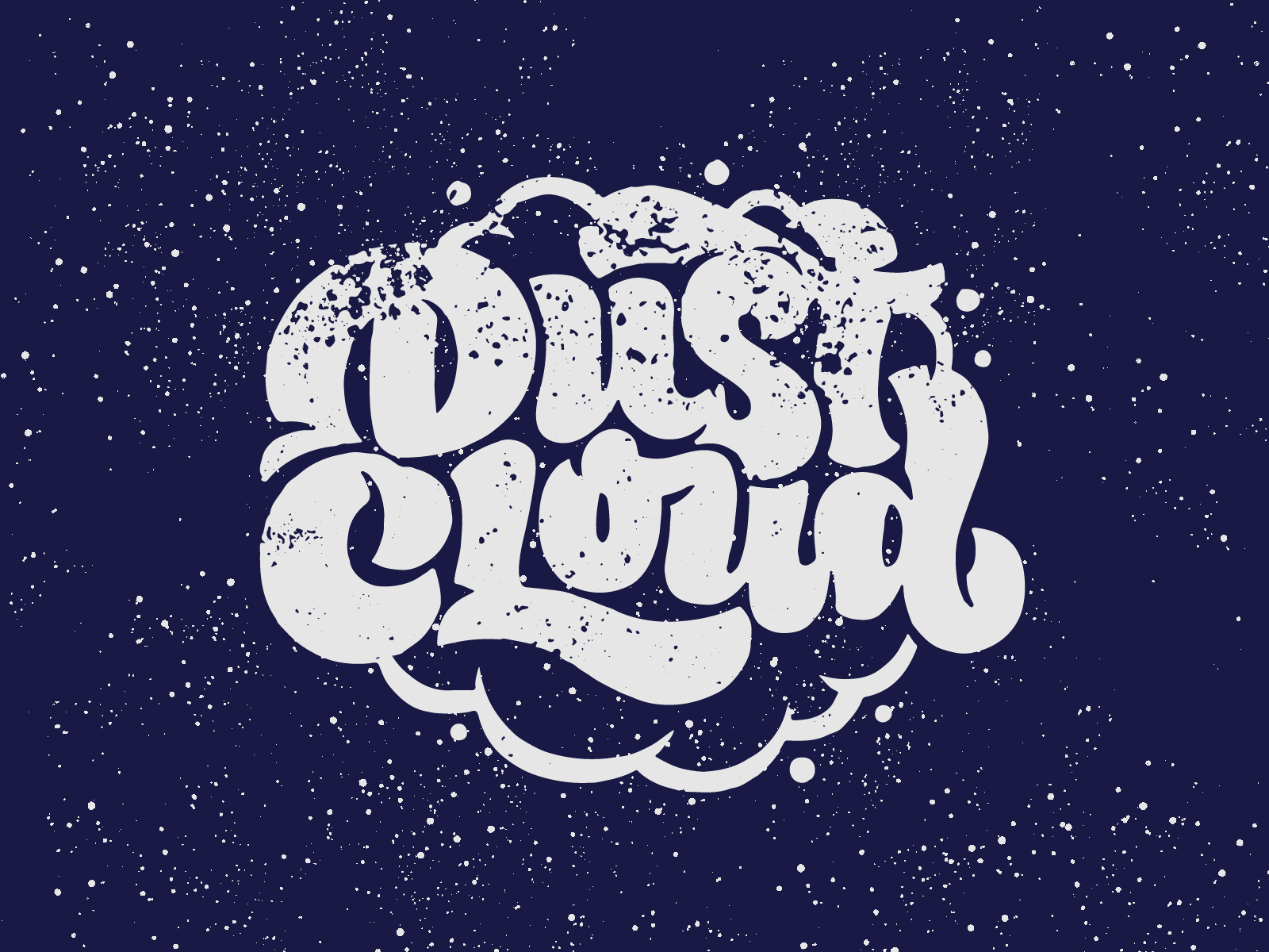 Dust Cloud Band Logo Type by Hellsjells on Dribbble