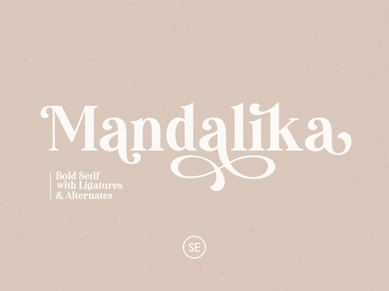 Mandalika – Modern Bold Serif by Sarid Ezra on Dribbble