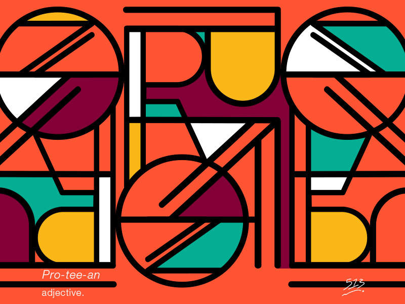 Instagram Word of the Week: Protean by Kris on Dribbble