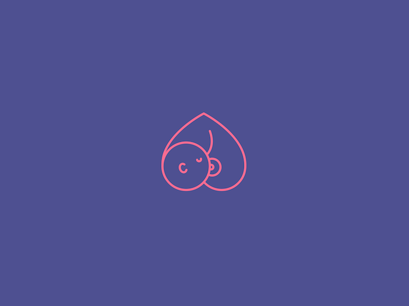 Lactation consultant logo by Mariana Hernandez on Dribbble