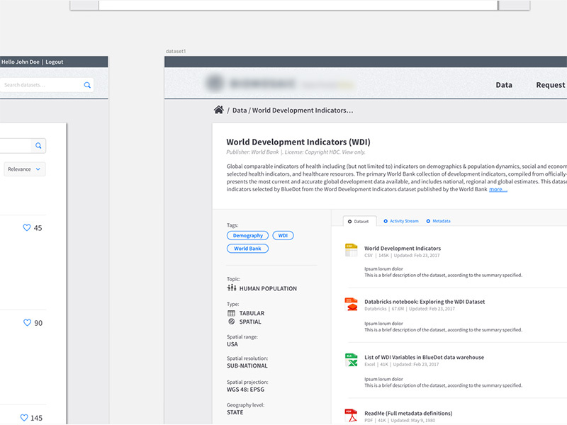 Data Portal by Tara on Dribbble