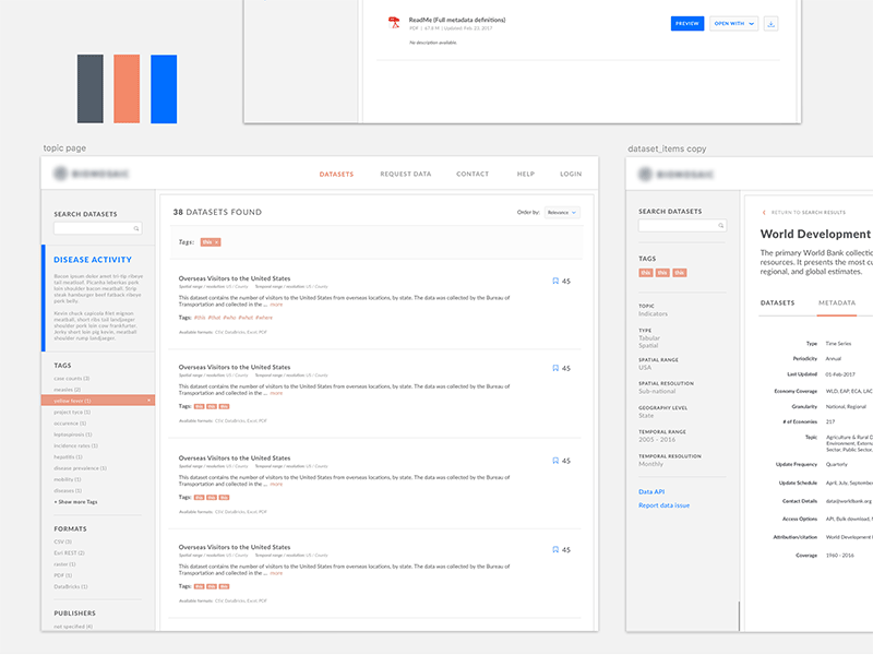 Data Portal v.2.0 by Tara on Dribbble