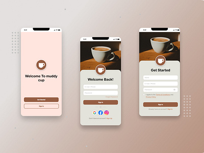 Coffee Shop Application UI by Amrit Sunari on Dribbble