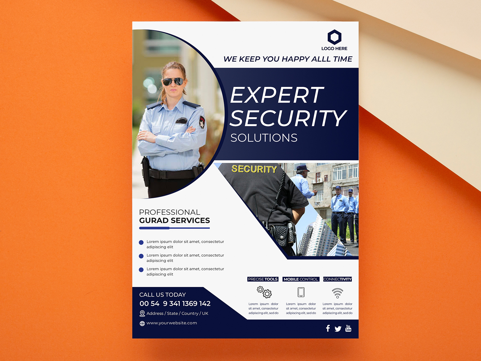 Security Services Flyer Template by Md Shahan on Dribbble