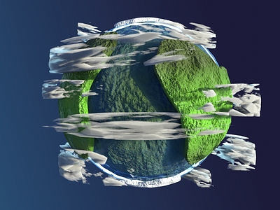 planet 3d model by Valeria on Dribbble
