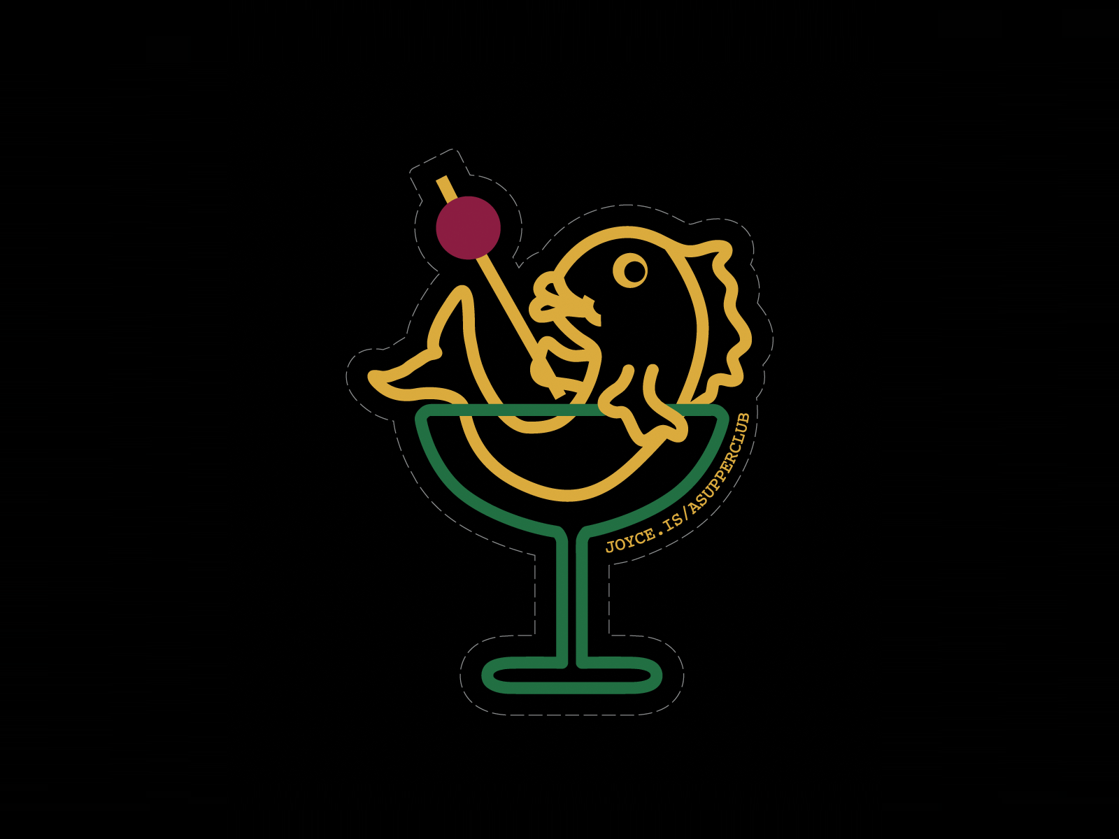 Fancy Bish Sticker by JOYCE on Dribbble