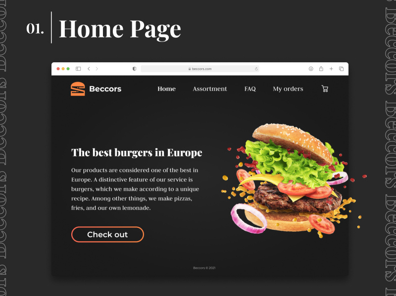 Beccors Home Page | WEB-DESIGN by Nick on Dribbble