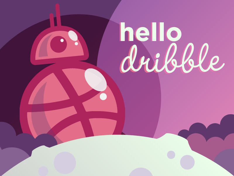 Hello Dribble! by Ruben Alegre Dias on Dribbble