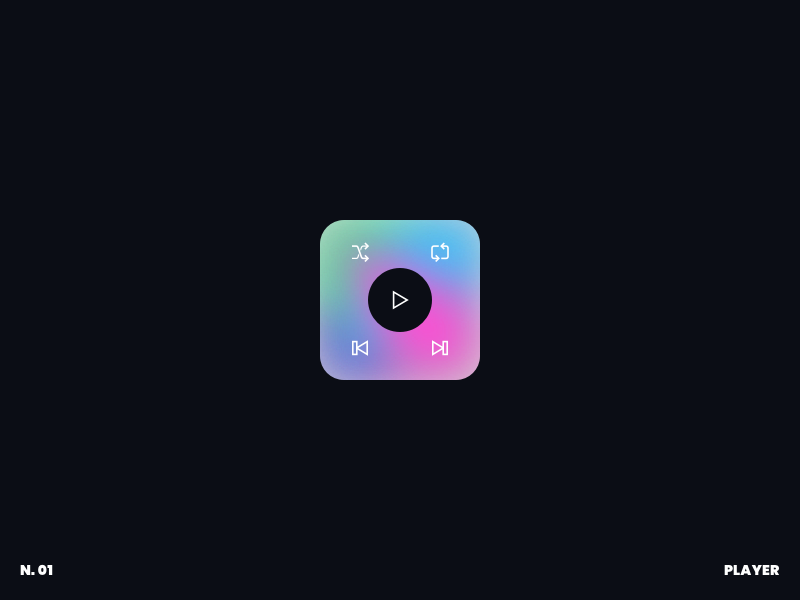 Daily UI: Player by Lopznyko on Dribbble