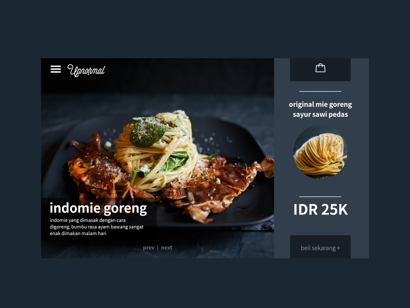 Web UI Restaurant by Muhammad Mudatsir on Dribbble