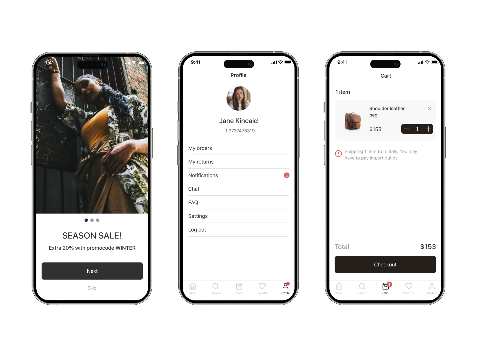 Clothes App by Jane_P on Dribbble