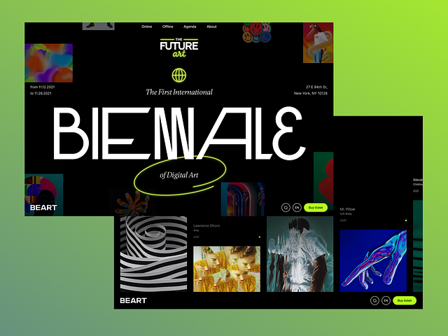 Browse thousands of Neon Website images for design inspiration | Dribbble