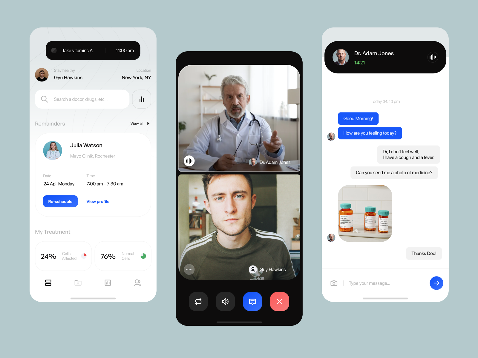 Telemedicine app | Online appointments and doctors schedule by Artem ...