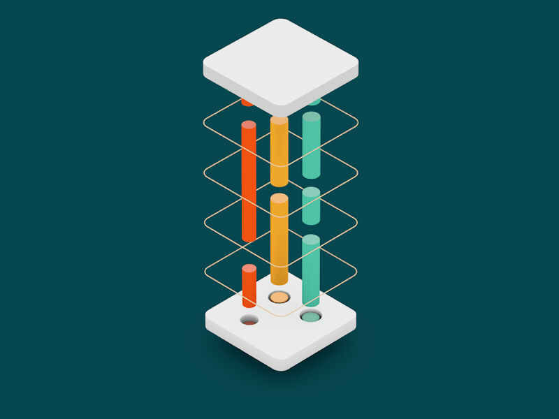 Pipe Grid Isometric by Joe Ski on Dribbble